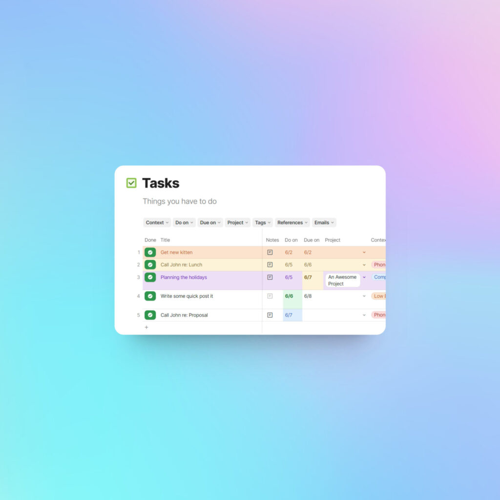 InboxOS: The Ultimate GTD-Powered Template for Coda.io › tools4coda.io